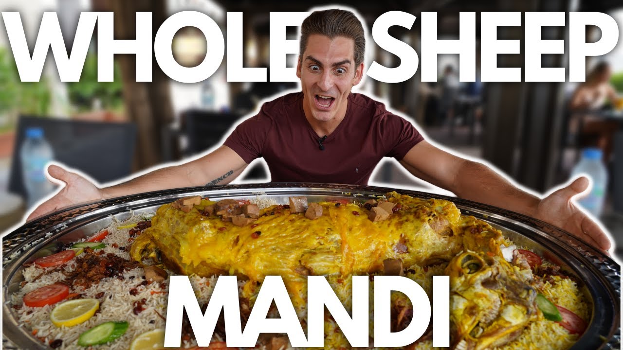 WHOLE SHEEP MANDI !! Street Food and Emirati Cuisine near the Dubai ...
