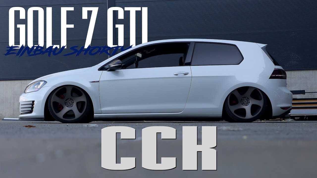 GOLF 7 GTI // CCK // "Einbau Shorty" Airlift & Rotiform - YouTube