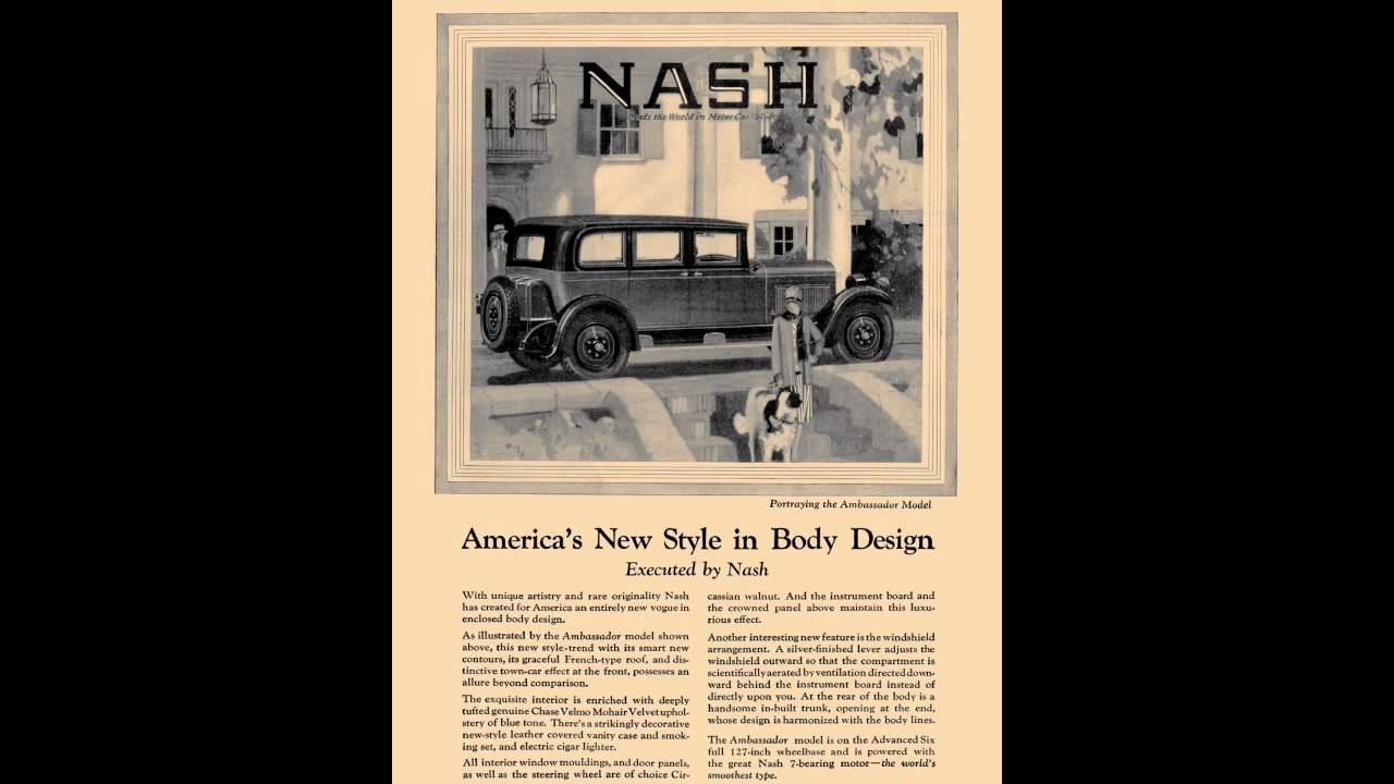 1927 Nash - YouTube