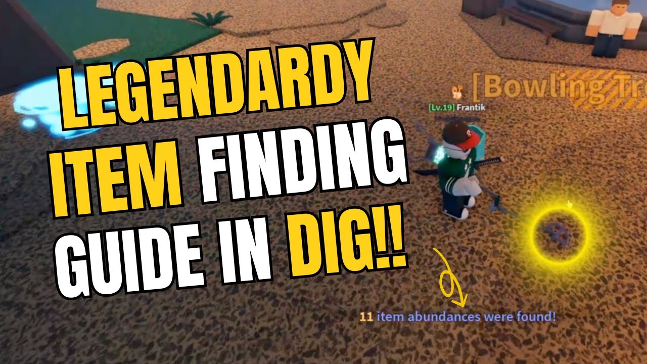EASILY find LEGENDARY items using Item Detector - Dig Wiki [Roblox ...