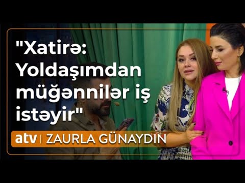 Həyat yoldaşı Xatirə İslama canlı efirə zəng edib nə dedi? - Zaurla Günaydın