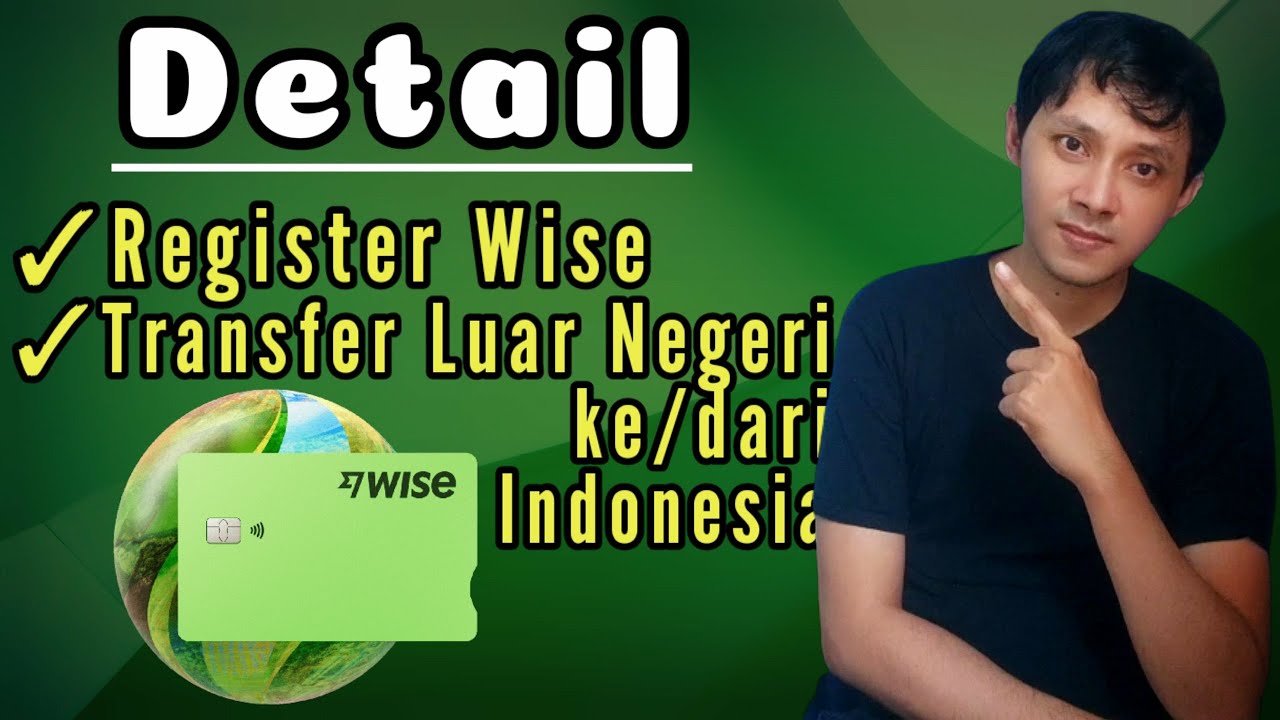 Register Wise Account, Daftar Rekening Bank Luar Negeri (TransferWise) - YouTube