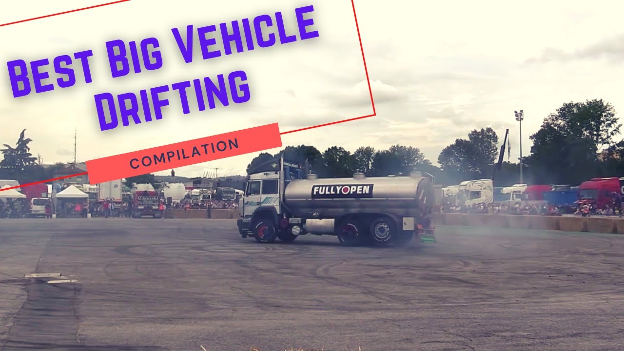 Big Truck drifting Amazing drifting skills - YouTube
