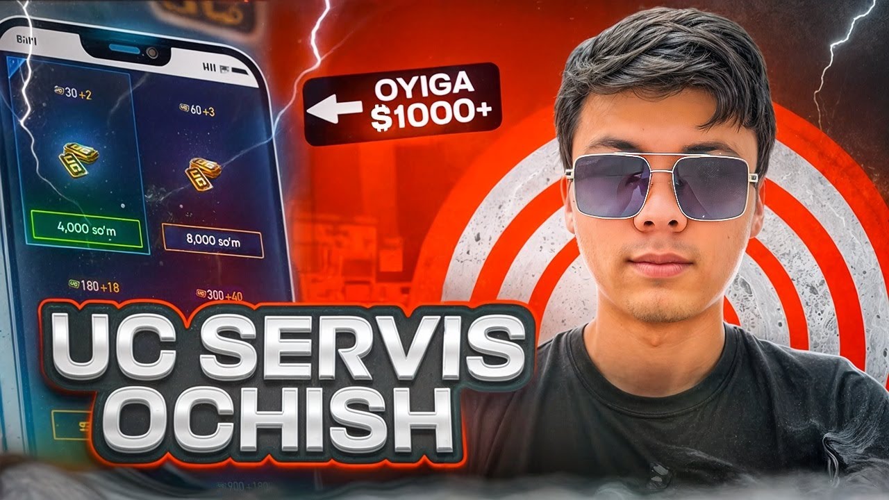 uc service ochish oyiga 1000$+ | UC servis ochish 2025 - YouTube