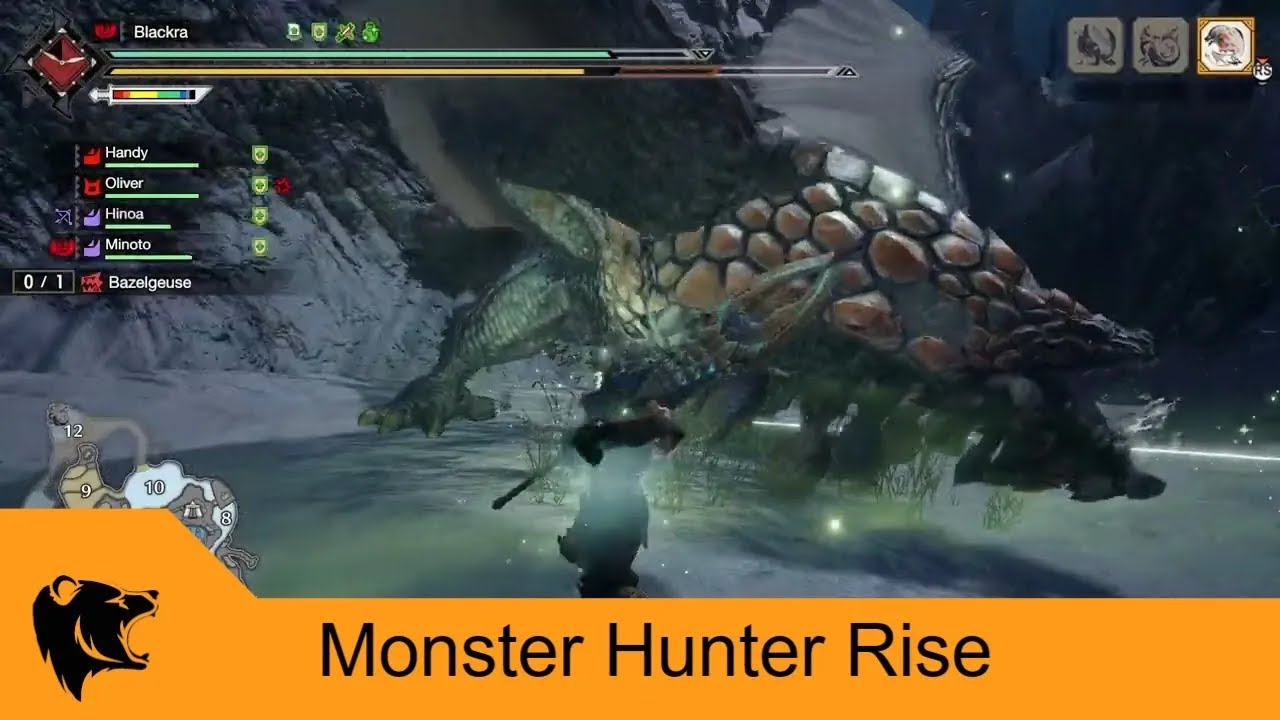 Monster Hunter Rise only we have a Bazelgeuse Warning - YouTube