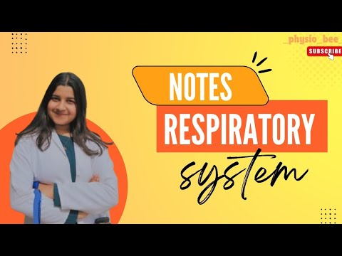RESPIRATORY SYSTEM HANDWRITTEN NOTES| SPIROMETRY| MECHANICS& REGULATION ...