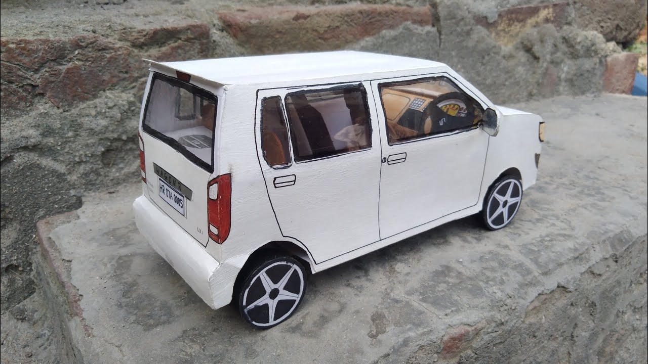 How to make Maruti Suzuki Wagon R car|| Toy Wagonr car Part-2 ...