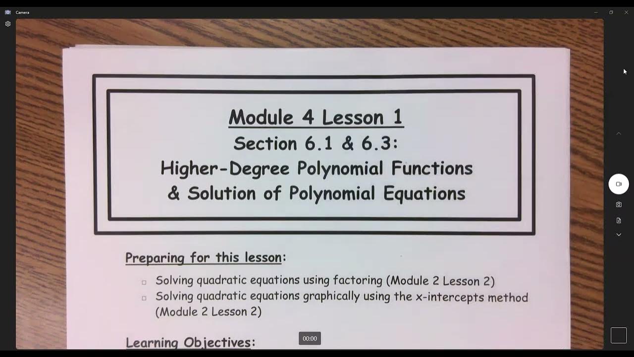 Module 4 Lesson 1 Intro - YouTube