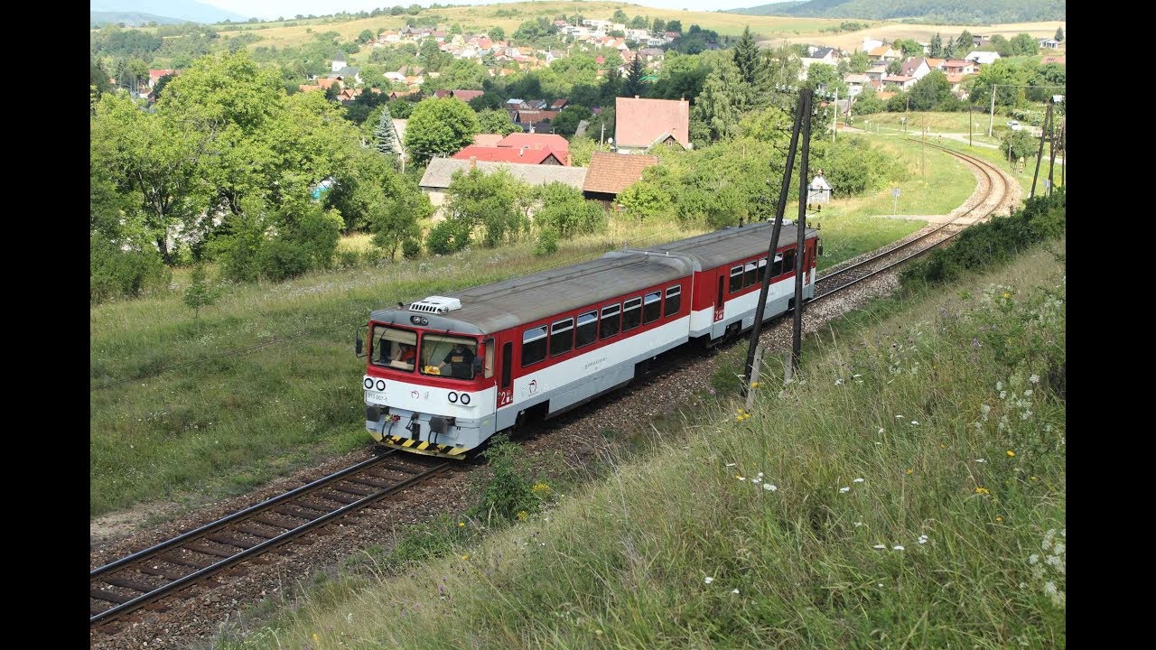 ESK086125 Local trains Slovakia Ráztočno motor coach Triebwagen ...