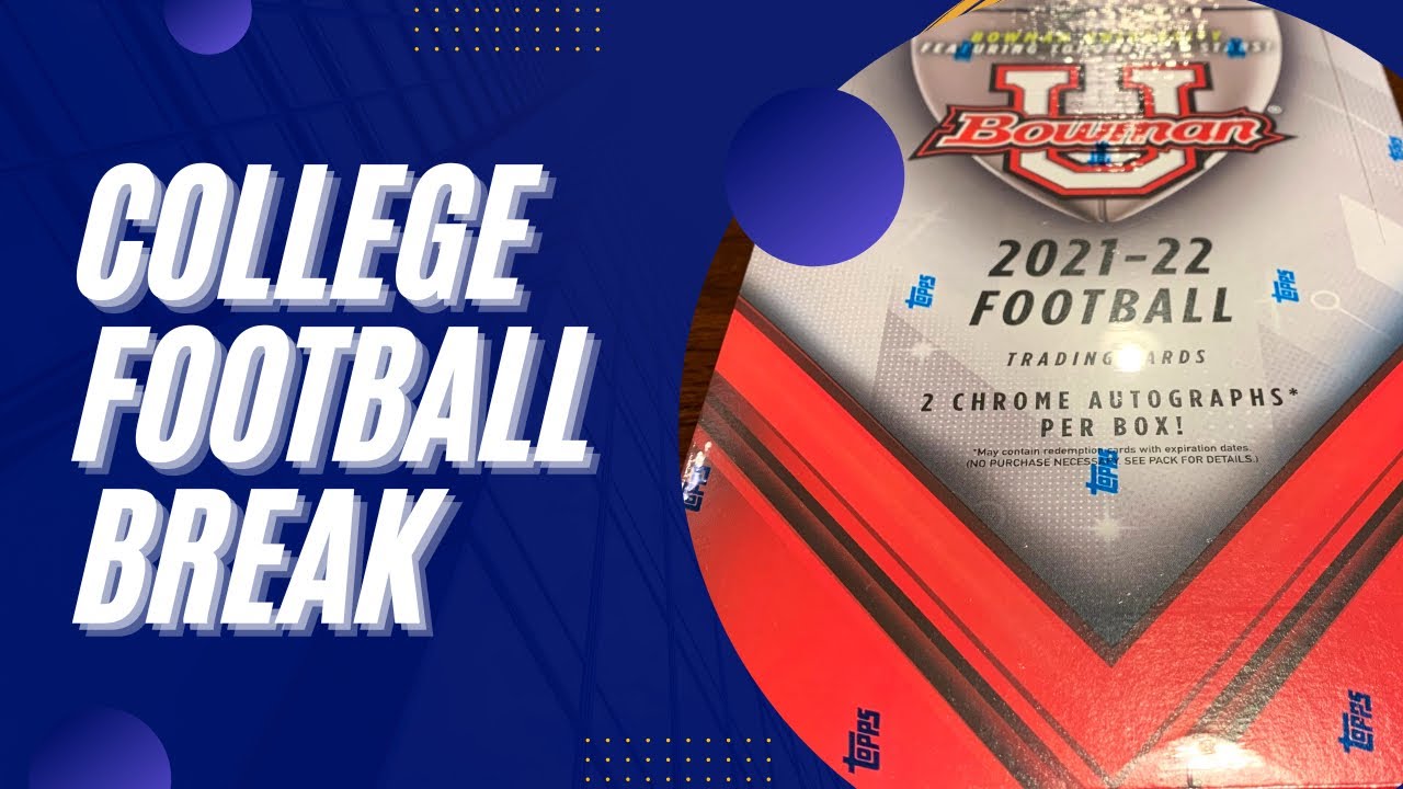 2022 Bowman U College Football Hobby Box Break - YouTube
