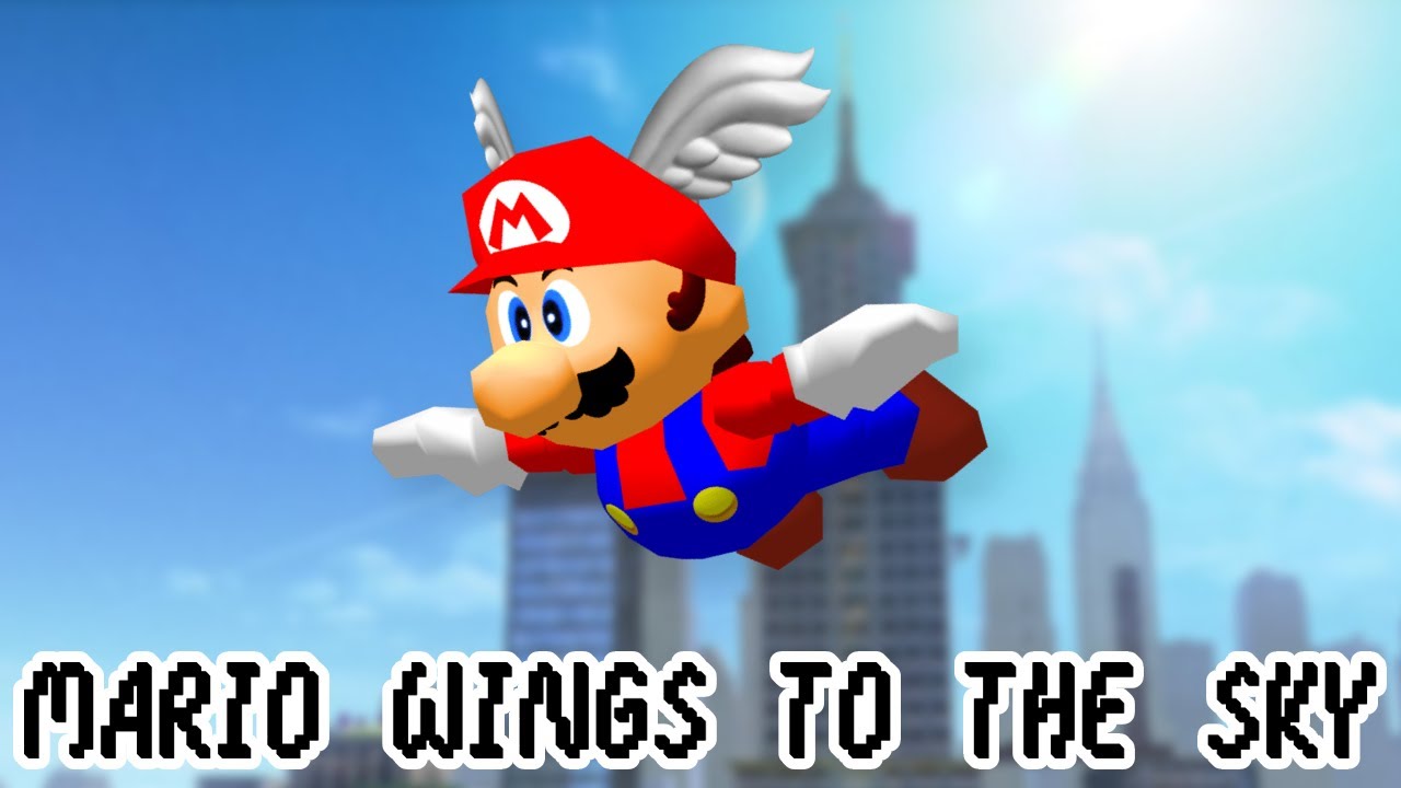 Mario 64 Short - Mario Wings To The Sky - YouTube