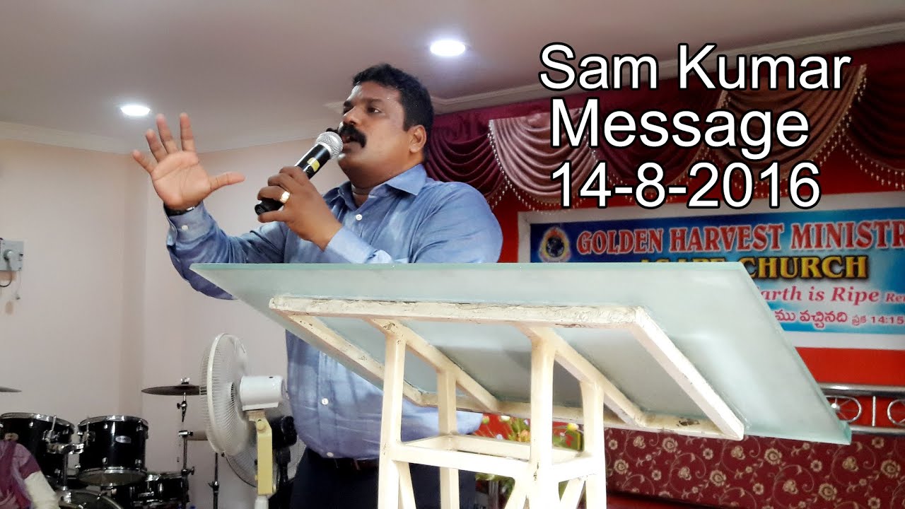 14-08-2016 Sam kumar Message - YouTube
