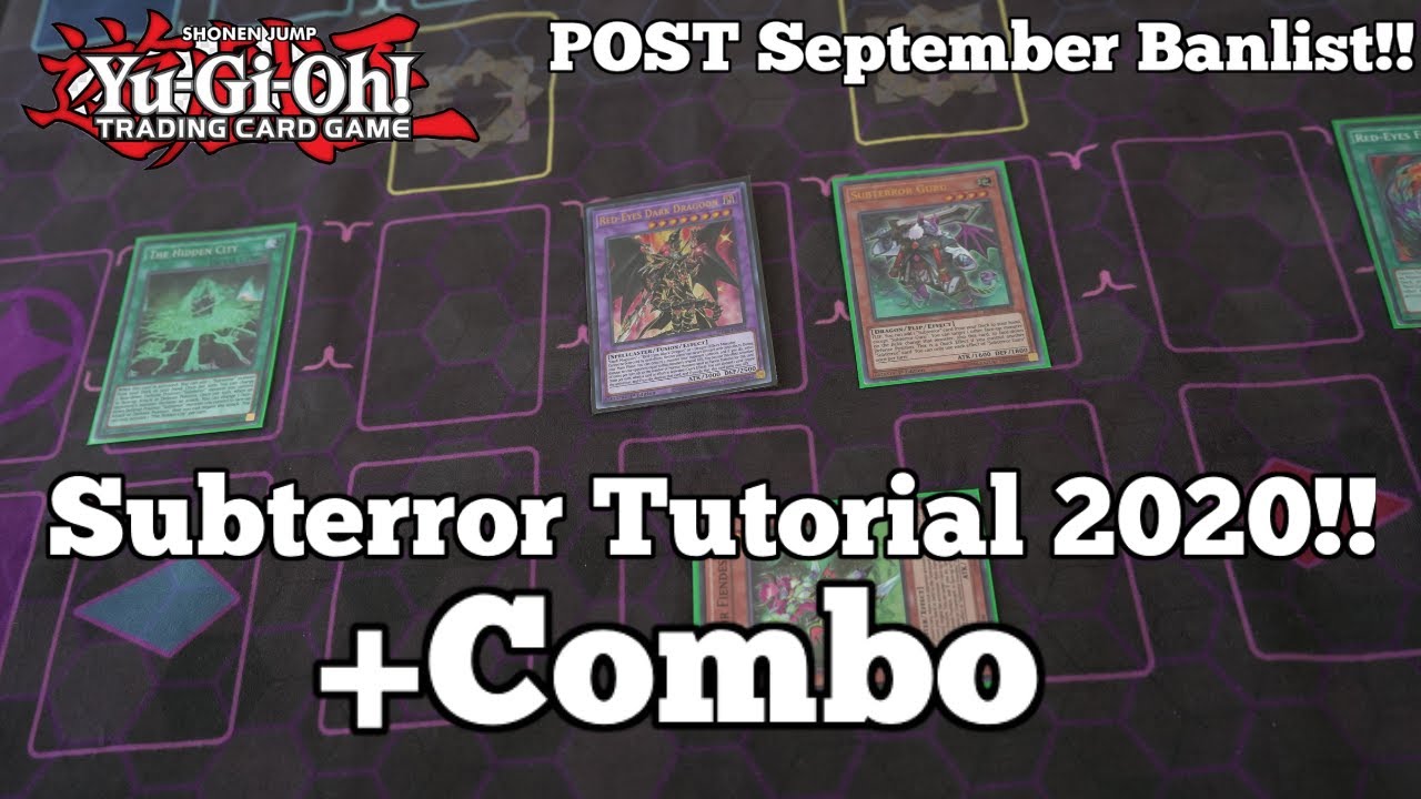 YU-GI-OH! Subterror Tutorial Video 2020!! (+Combo And Test Hands) - YouTube
