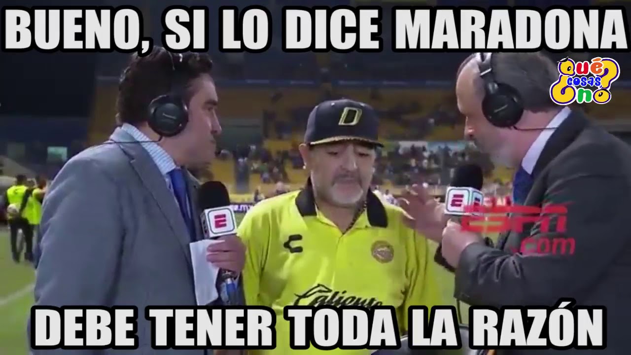 Entrevista a Maradona, 16 Segundo diciendo Ehh. ASÍ ESTA TRAS LA ...