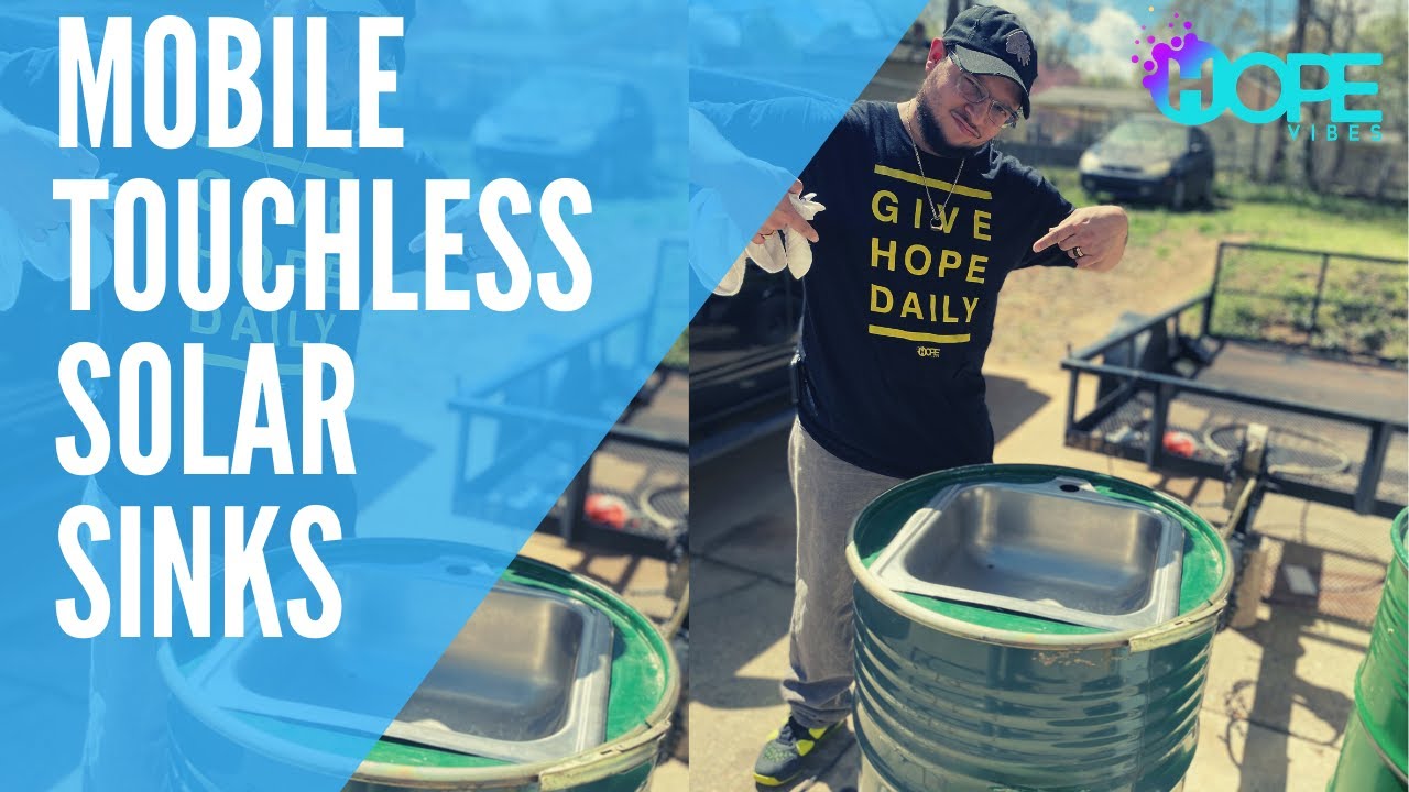 Touchless Solar Sinks For Our Homeless Neighbors - YouTube