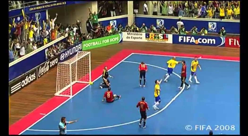 (Futsal Brasil 2008) Final: Brasil 2 (4) - (3) 2 España - YouTube