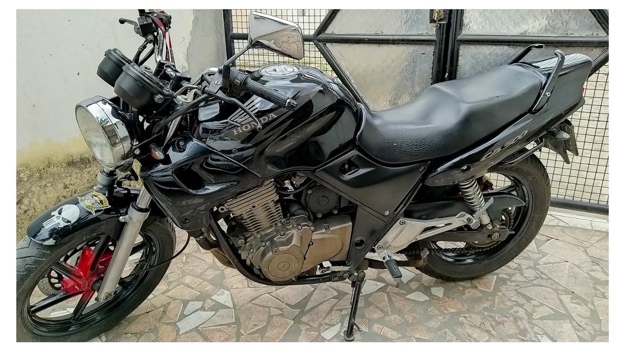 Teste na HONDA CB500 ano 1999. - YouTube