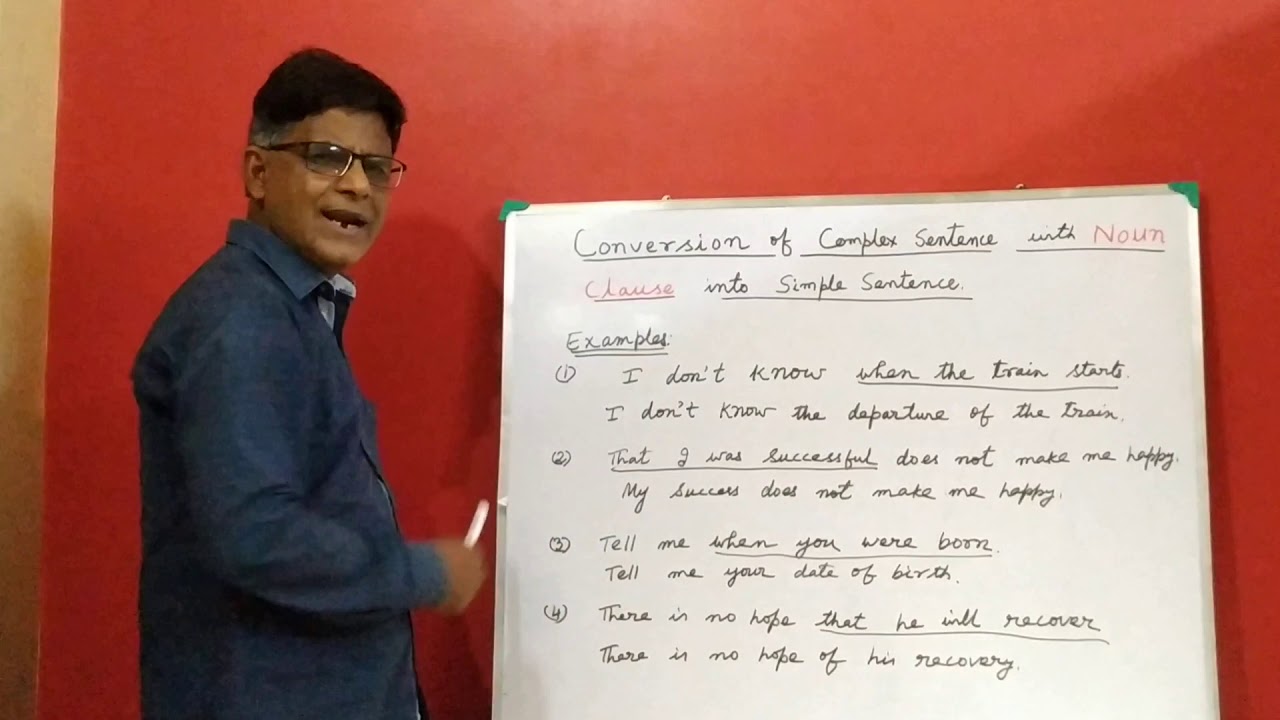 CONVERSION OF COMPLEX SENTENCES TO SIMPLE SENTENCES BY MD .IRSHAD ANWAR ...