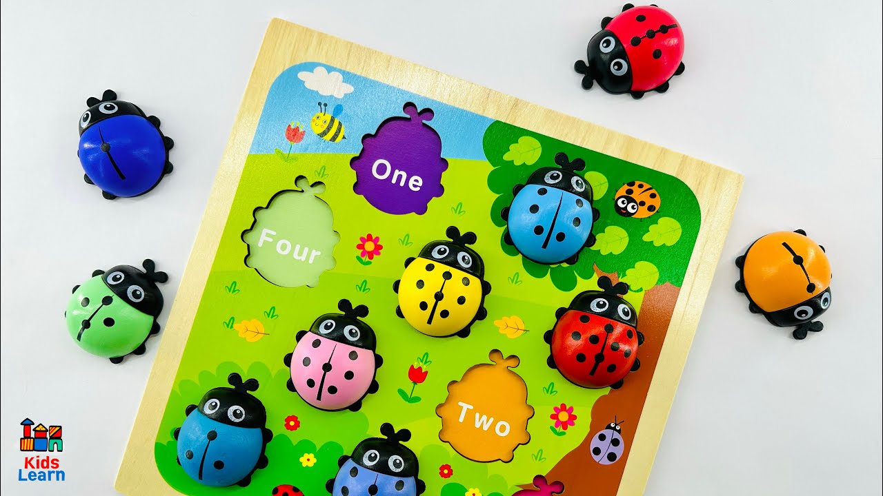 Learn Colors, Numbers & Count Ladybugs | Best Educational Videos for ...