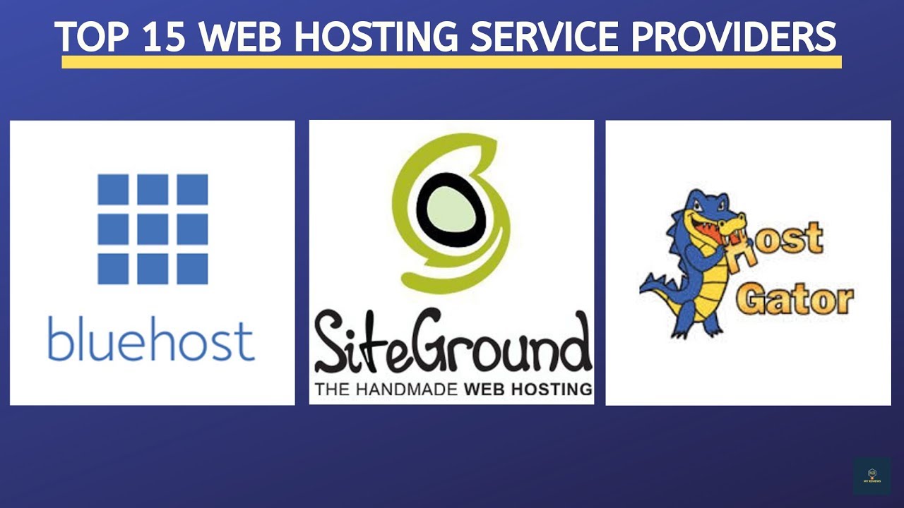 TOP 15 WEB HOSTING SERVICE PROVIDERS FOR THE YEAR 2020 - YouTube
