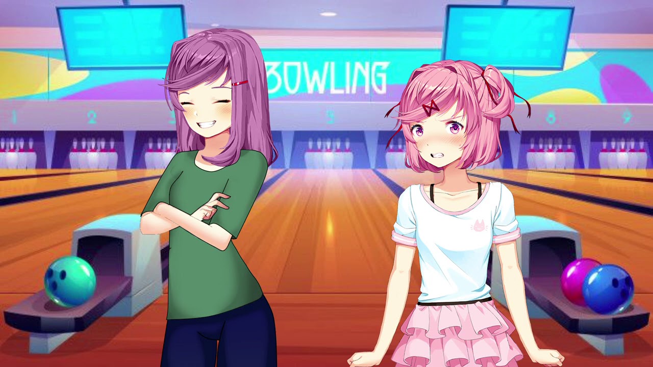 NATSURI GOES BOWLING WITH YURI AND NATSUKI (DDLC Mod) | Bonus Video ...