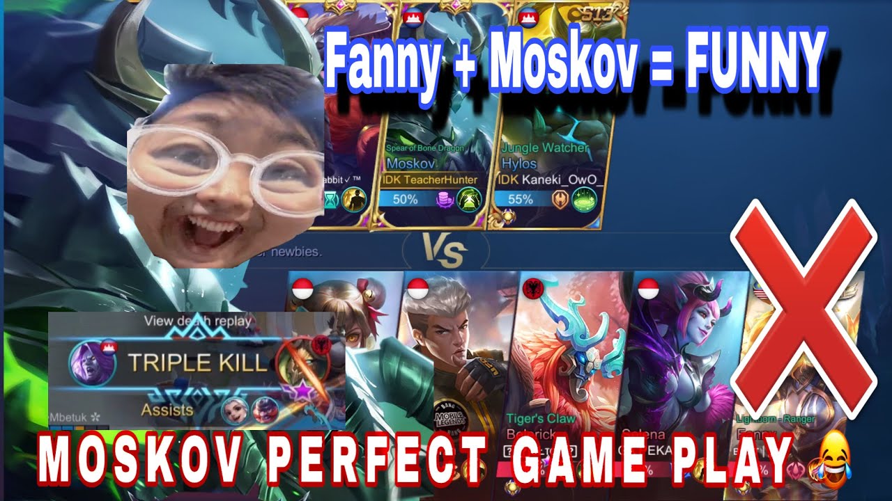 Moskov, របៀបកំចាត់ Fanny ទៅជា Funny, Mobile Legend - YouTube