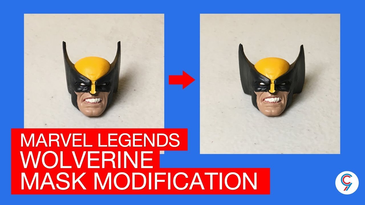 Marvel Legends Wolverine Mask Modification - YouTube