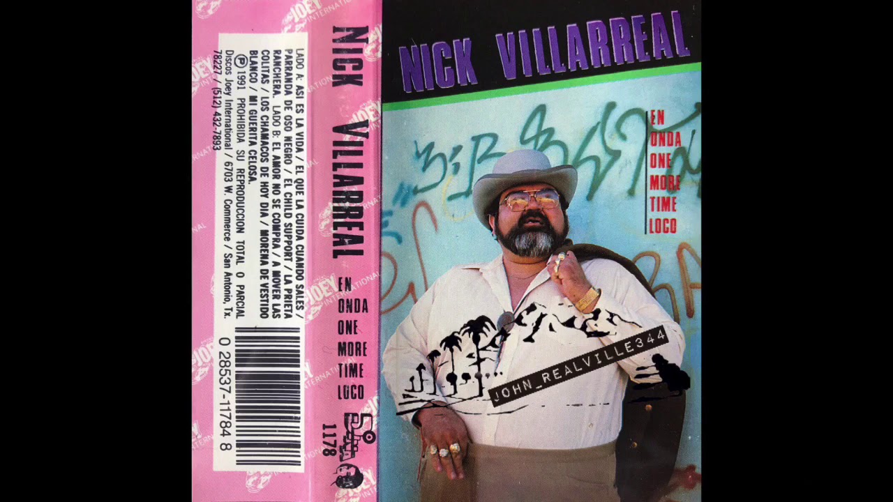 Nick Villarreal En Onda One More Time Loco Album Cassette Disco ...