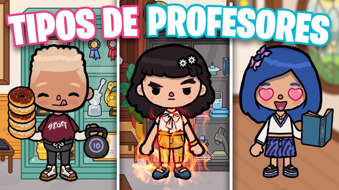 TIPOS DE PROFESORES📏🍎 Aventuras de Sol | Toca Life World - YouTube