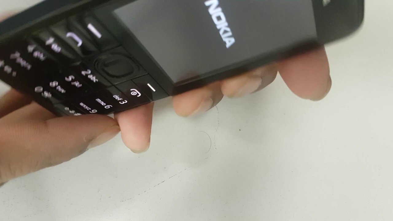Nokia 216 Mobile How to open the back cover - YouTube