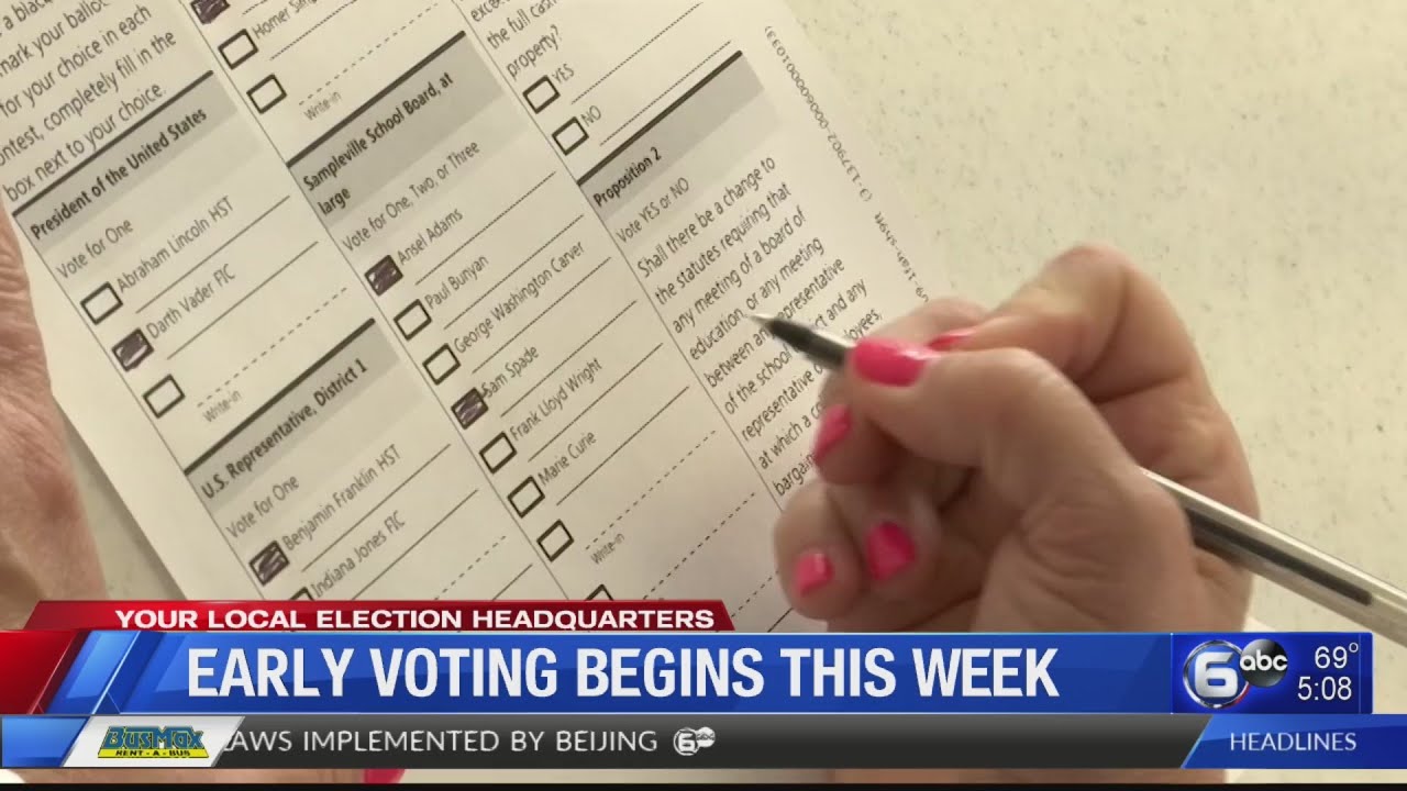 Early voting in Tennessee primaries begins this week - YouTube