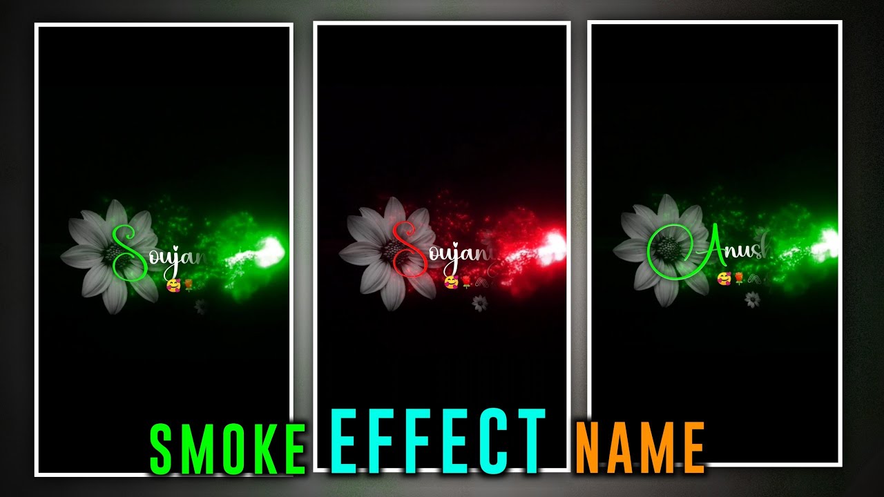 Instagram Reels Name Art Editing | Instagram Trending Smoke Effect Name ...