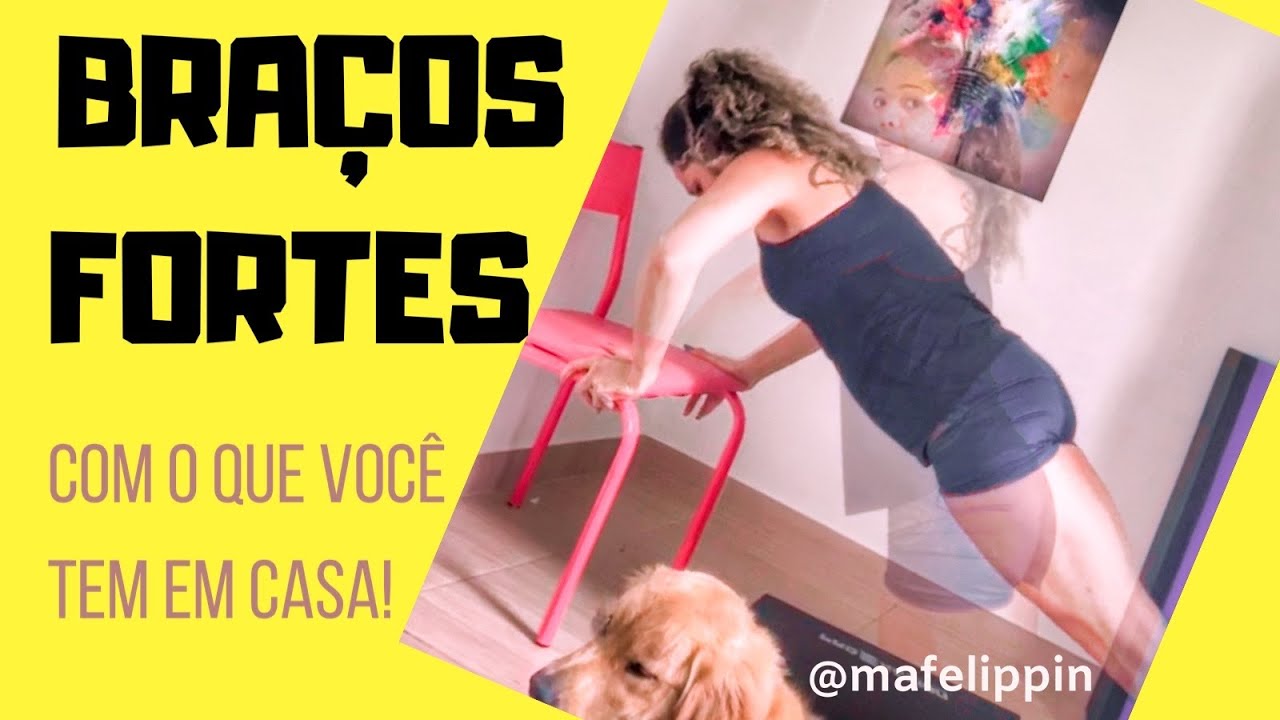 Treino De Braços Com O Que Você Tem Em Casa Youtube