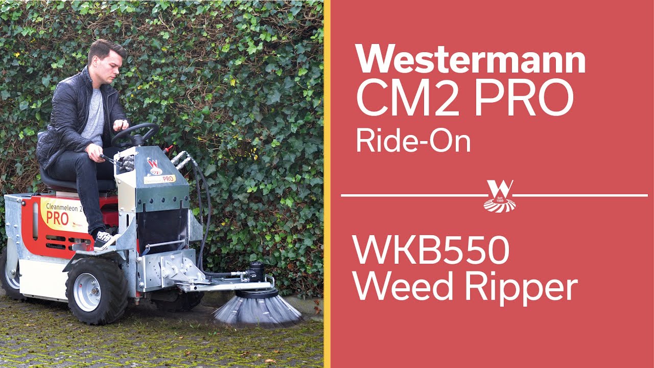 CM2 Ride-On - WKB550 Weed Ripper - YouTube