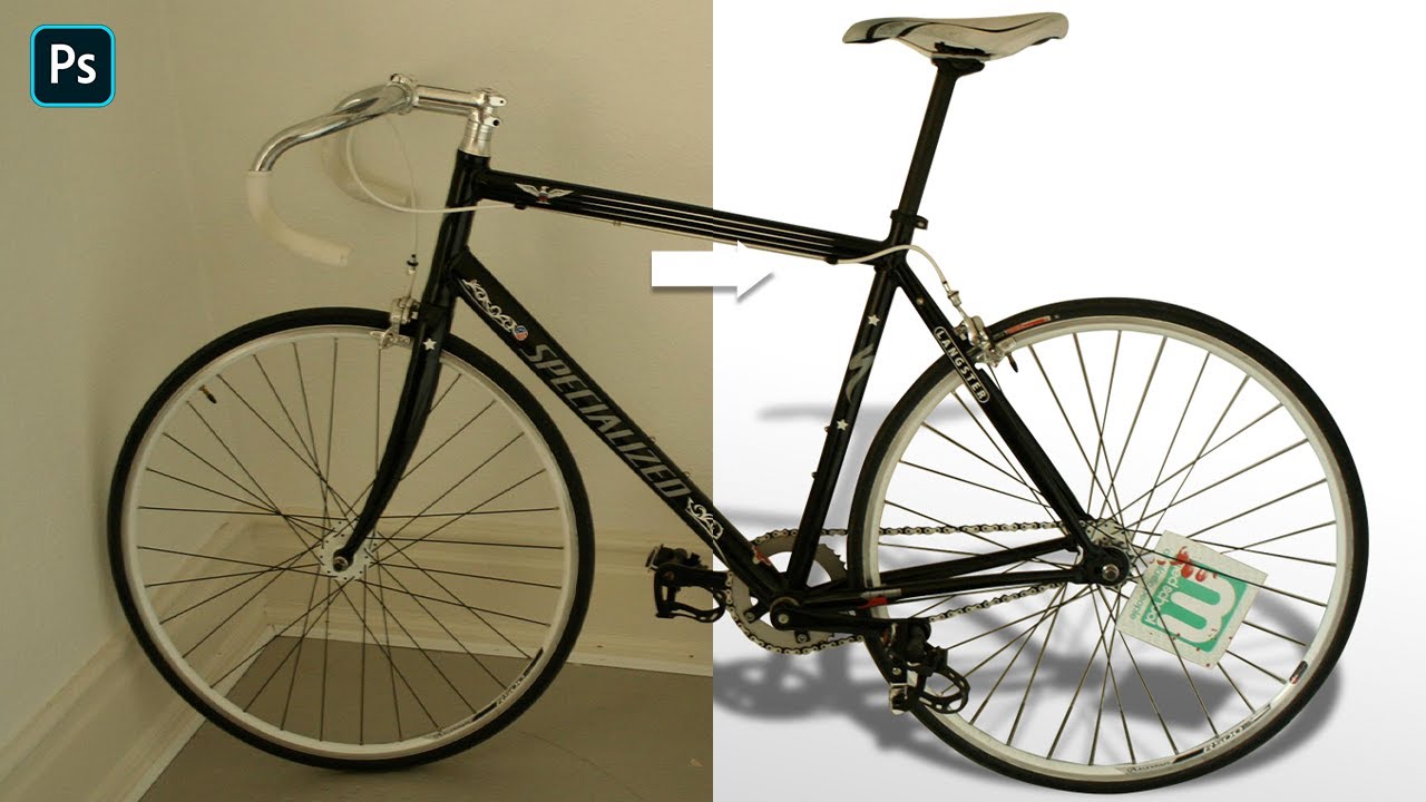 How to Create Bicycle Clipping Path and Add Shadows - Photoshop ...