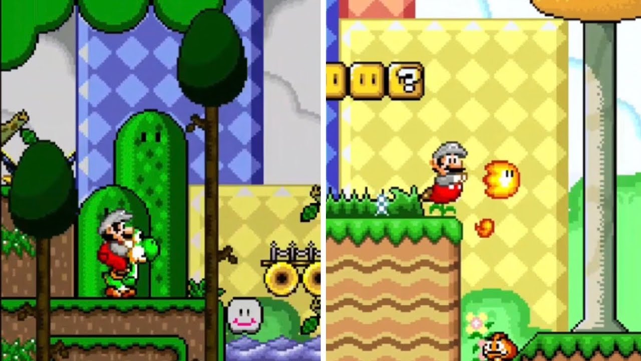 2 Custom SMW Levels - YouTube