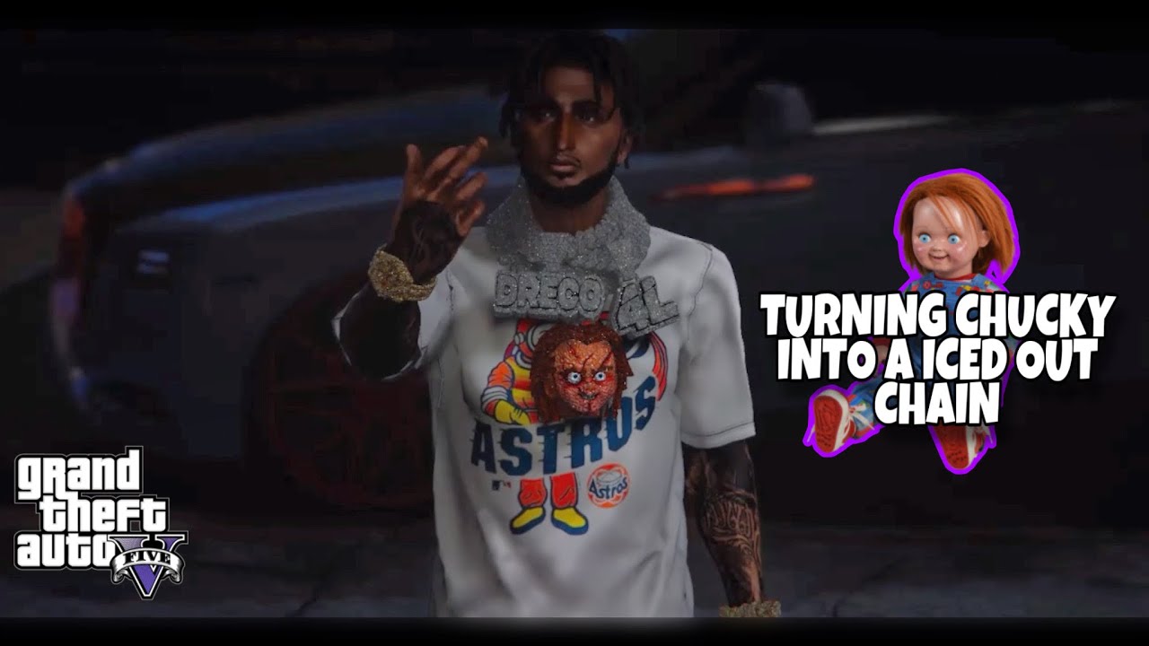 Turning Chucky Into A Iced Out Chain In GTA 5 RP (FiveM) | Blender GTA ...