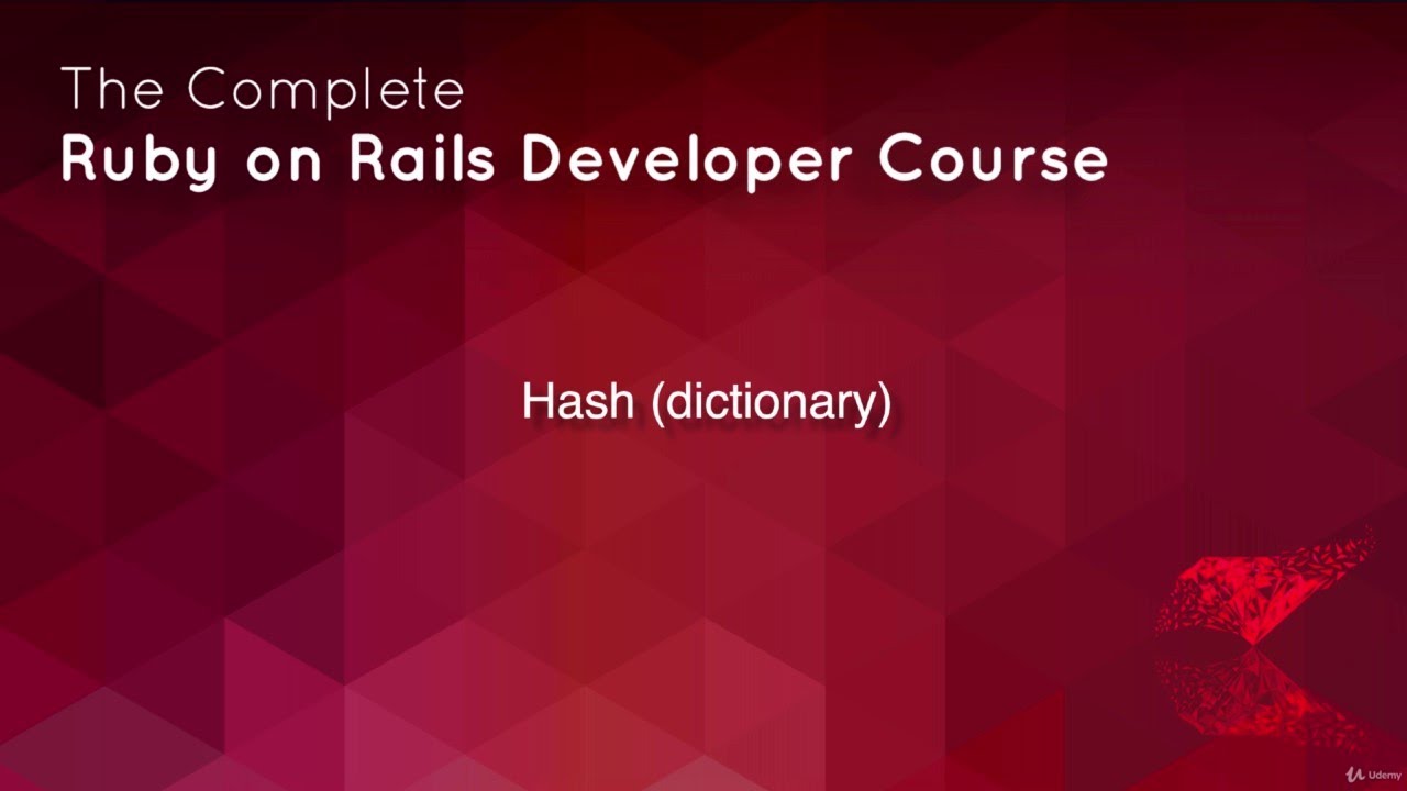 20 Hashes | Ruby on Rails Full Course | for Beginners #ruby #rails #coding #web - YouTube