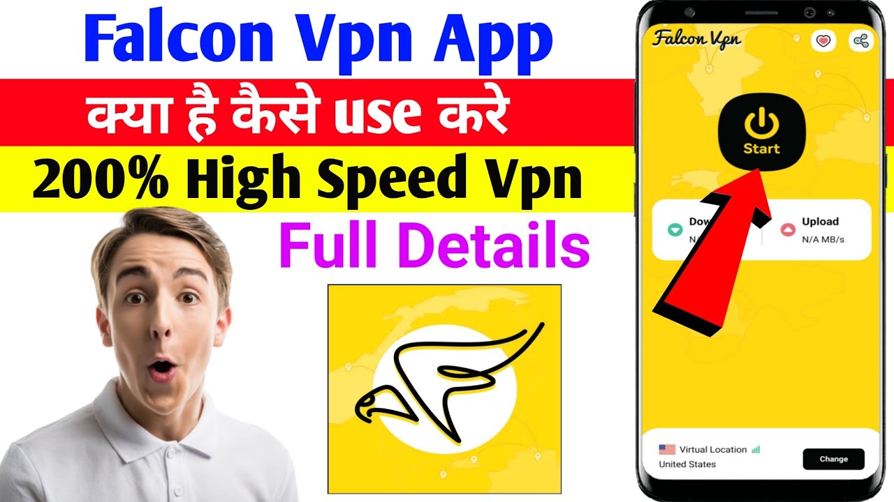Falcon Vpn || Falcon Vpn App Kaise Use Kare || How To Use Falcon Vpn ...