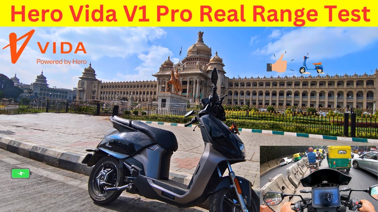 Hero Vida V1 Pro True Range Test⚡🔥🛵 - YouTube