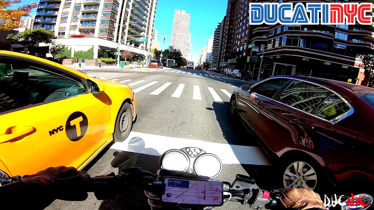NYC TOUCHED | dippin 100 blocks up Manhattan | brooklyn to NJ Ducati ...