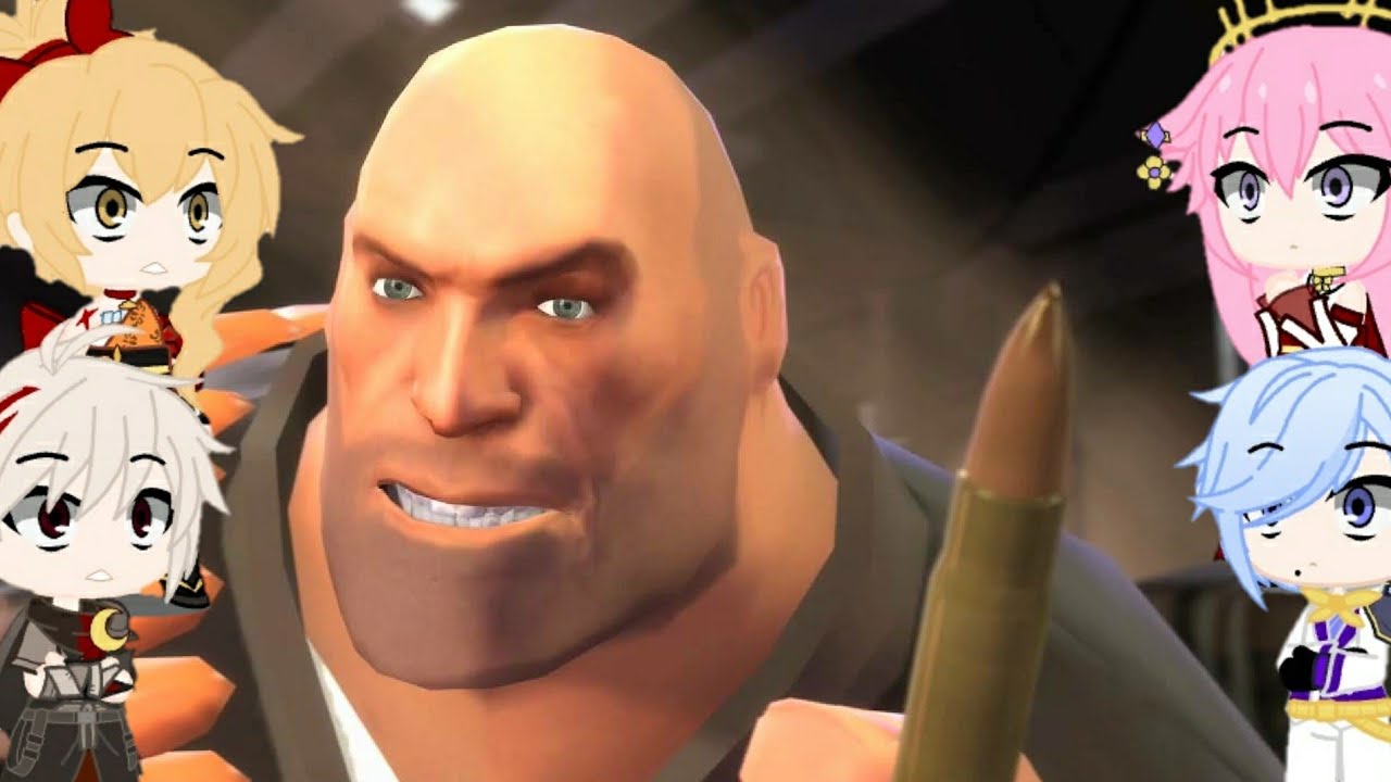 gacha genshin impact react tf2 heavy :2 - YouTube