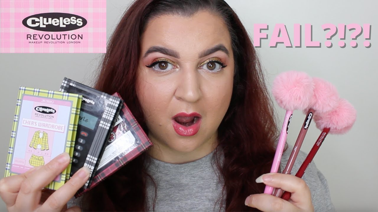 REVOLUTION X CLUELESS FULL REVIEW, TUTORIAL AND SWATCHES | LIZZIE DEMETRIOU - YouTube