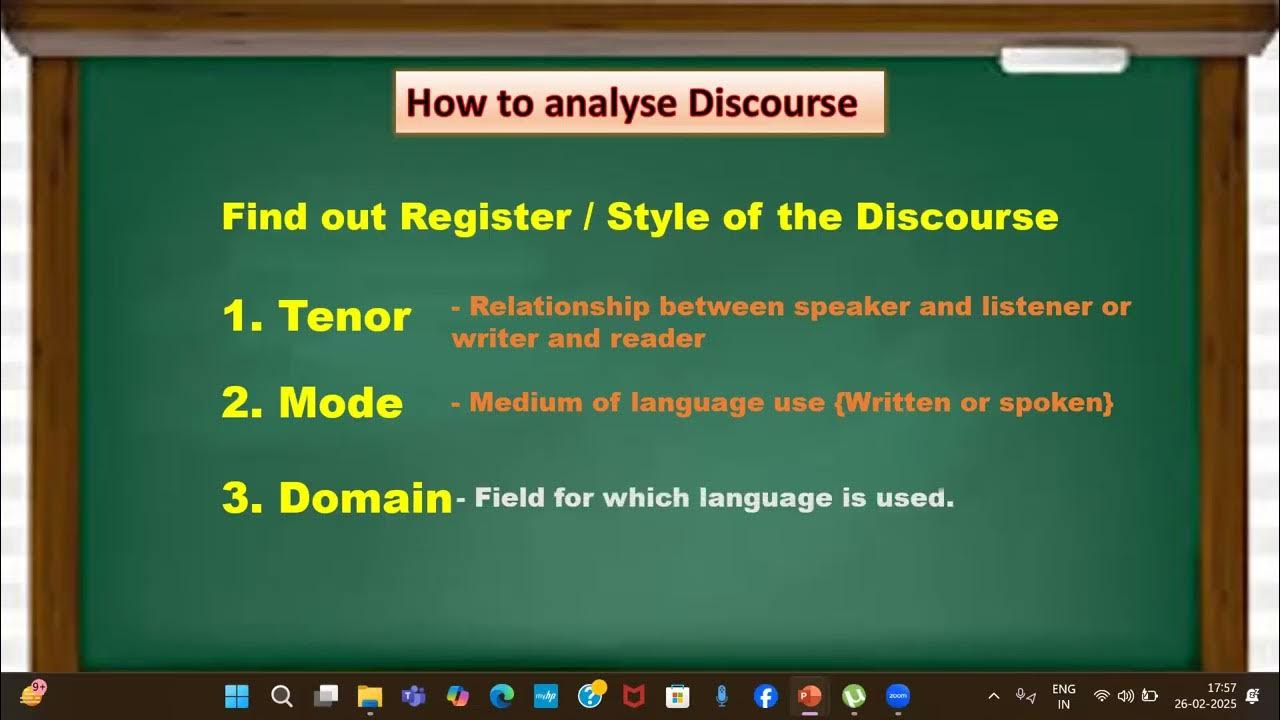Discourse Analysis - YouTube