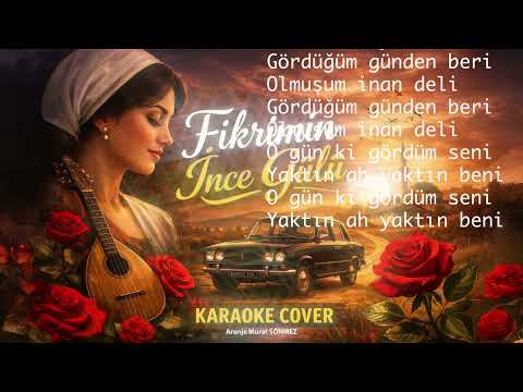 Fikrimin İnce Gülü Karaoke Cover | Canlı Akustik Performans