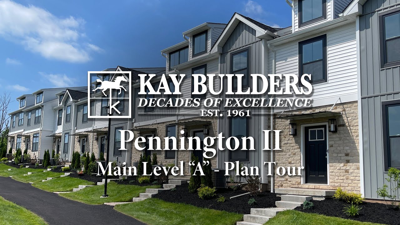 The Pennington II, Main Level "A" floor plan by Kay Builders - YouTube