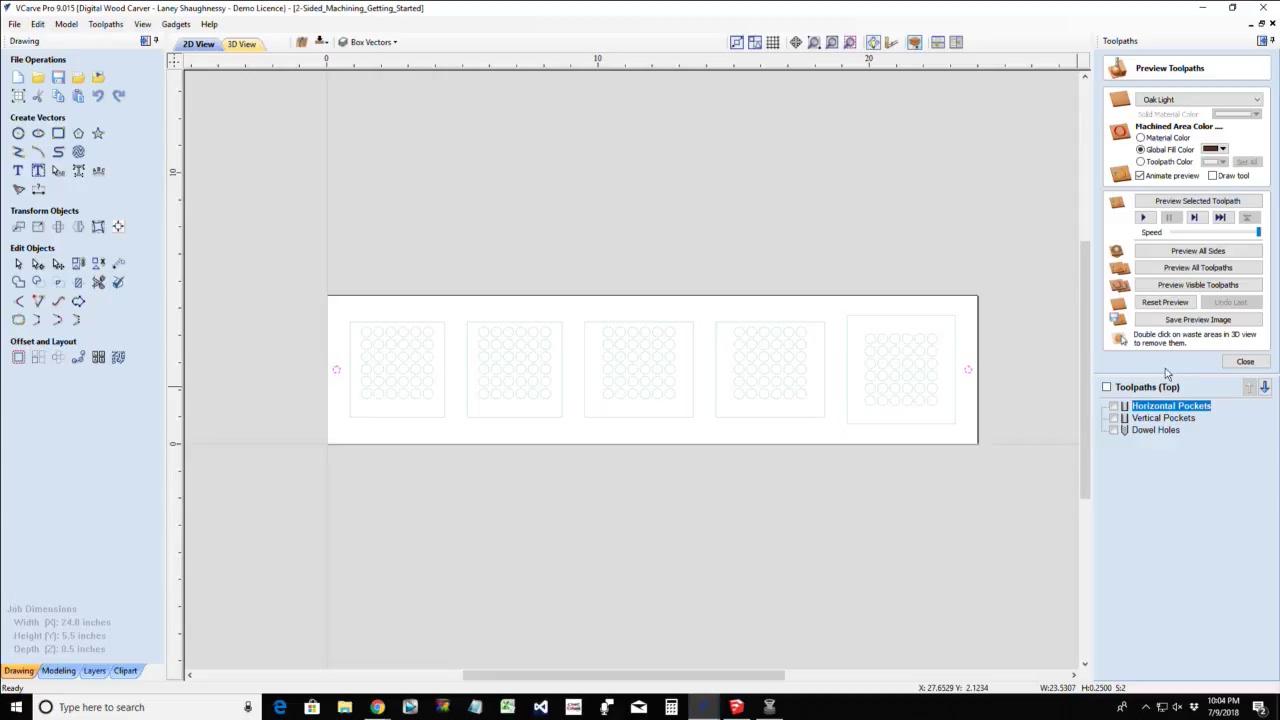 Getting Started - How to make Boxes - Vectric Software Tutorial - YouTube
