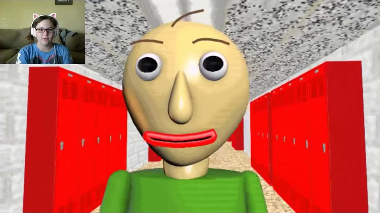 Baldi's basic song (blue version) react/ Don't play hide and seek with ...