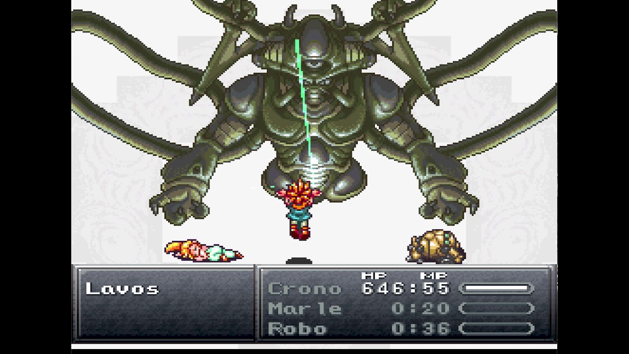 Chrono Trigger LL Solo Run - Lavos (Second Form) - YouTube
