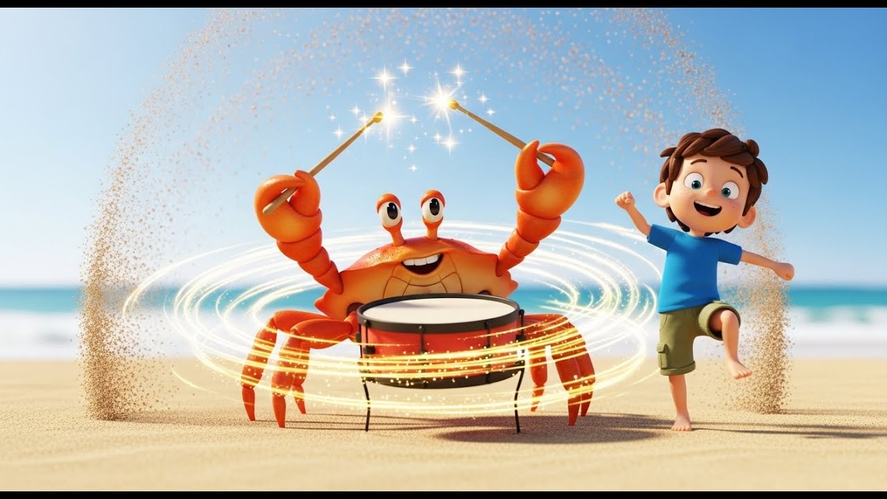 The Crab Who Played the Drums | Best Nursery Rhymes and Kids Songs ...